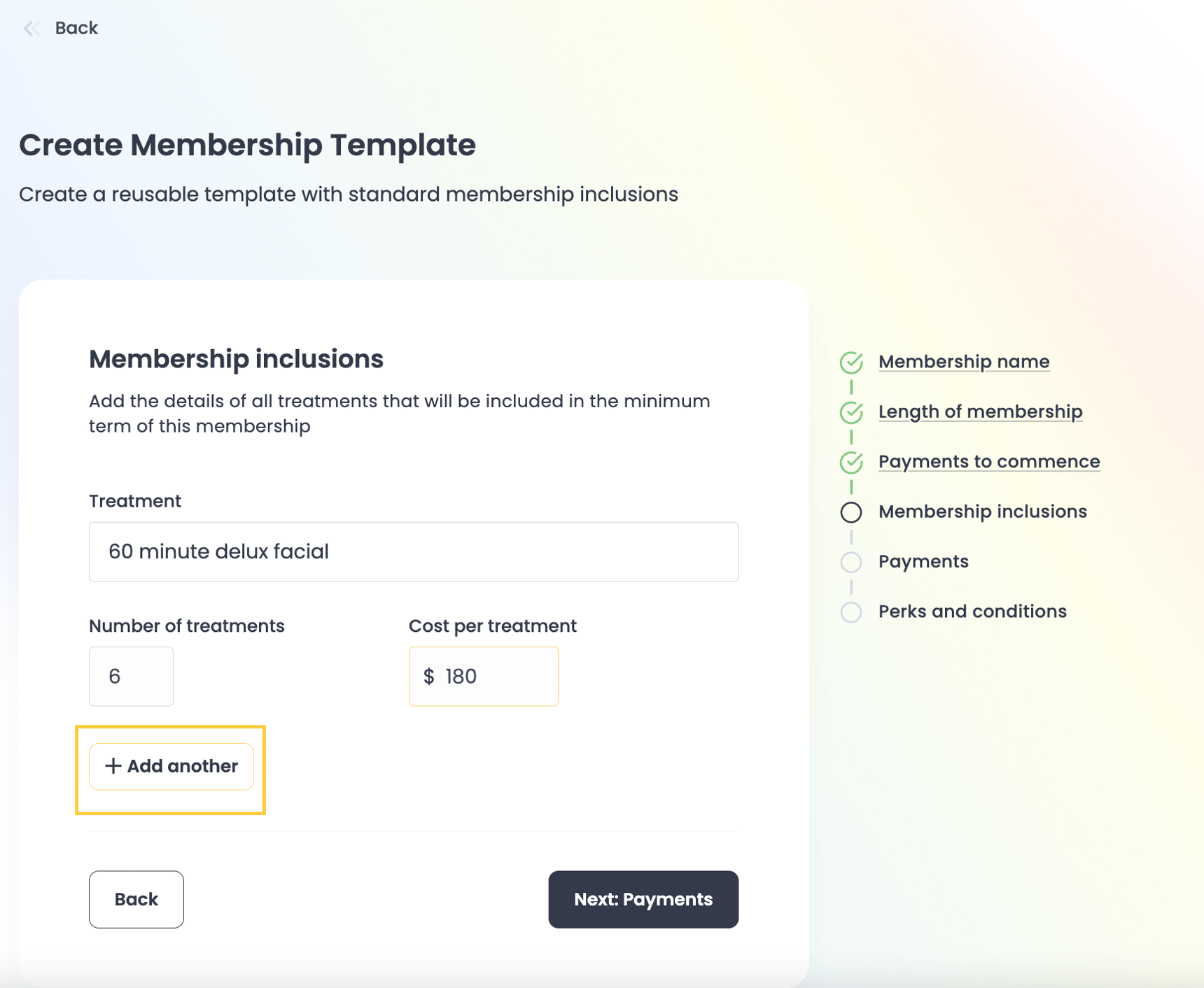 How do I create a membership template?